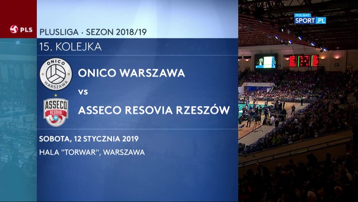 ONICO Warszawa - Asseco Resovia 3:0. Skrót meczu - PolsatSport.pl