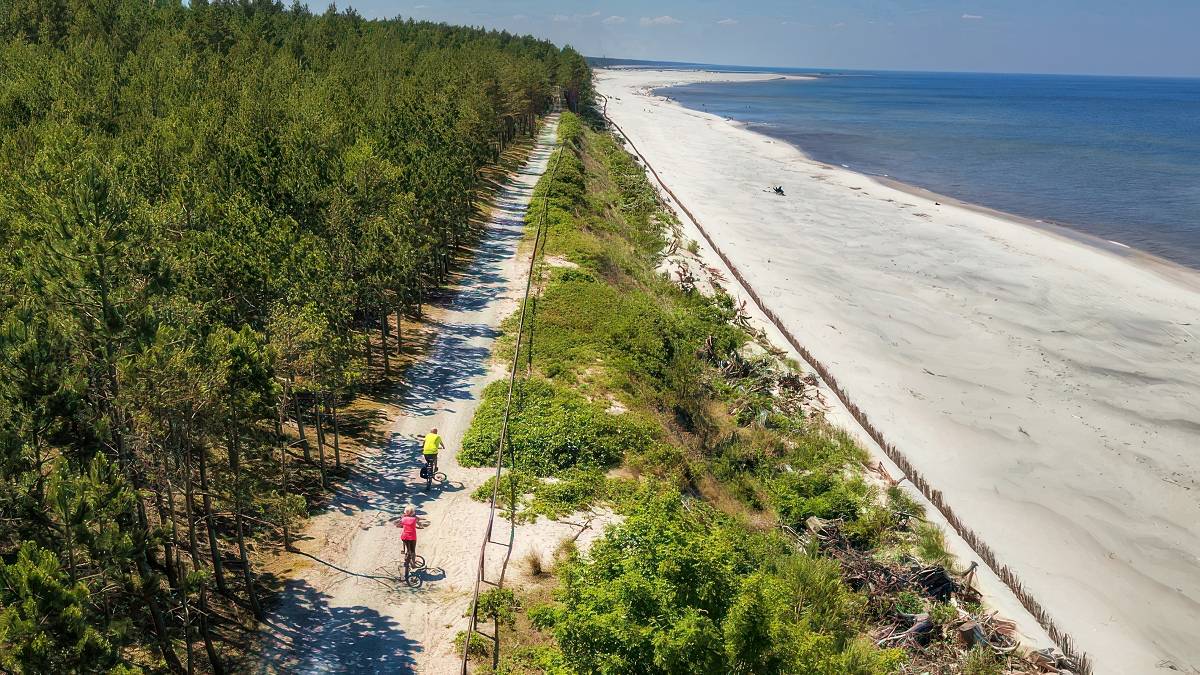 Najpiękniejsza trasa rowerowa w Polsce z widokiem na Bałtyk. Sprawdź ...