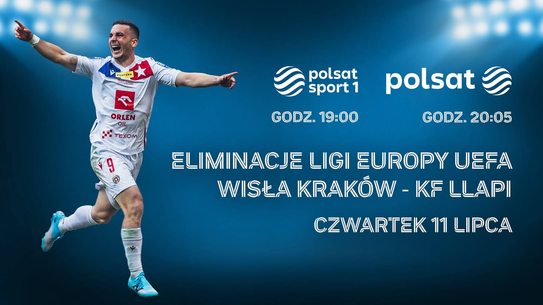 Mecz Wisła Kraków - KF Llapi w Polsacie i Polsat Sport 1 - Polsat.pl