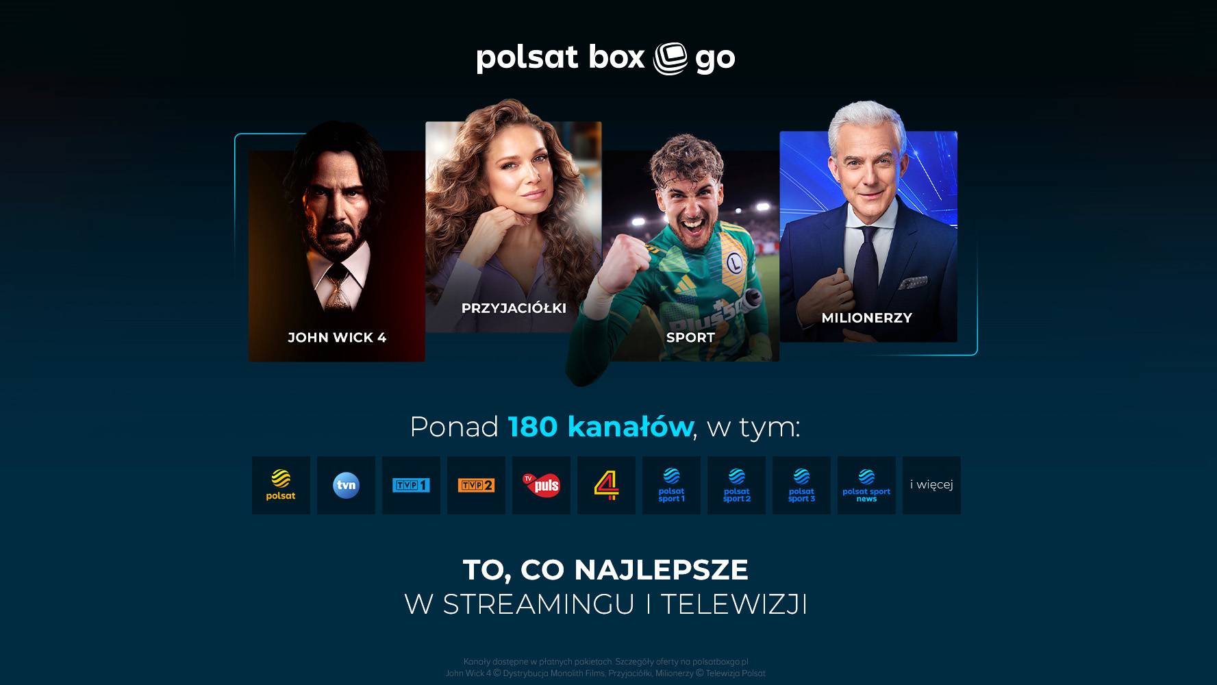 Nowe, proste pakiety w Polsat Box Go. Telewizja i streaming - Polsat.pl