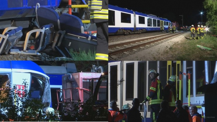 Kolizja pociągów w Niemczech. Nie żyją dwie osoby - Polsat News Kolizja pociągów w Niemczech. Nie żyją dwie osoby - Polsat News