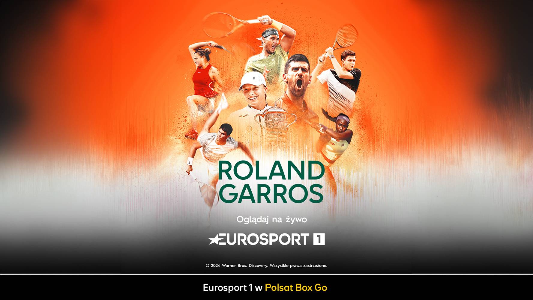 Iga Świątek, Hubert Hurkacz i Roland Garros w Polsat Box Go - Polsat.pl